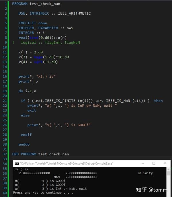 Fortran-当NaN或者Infinity出现时的处理方法 - 知乎