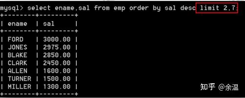 SQL语句limit用法详解 - 知乎