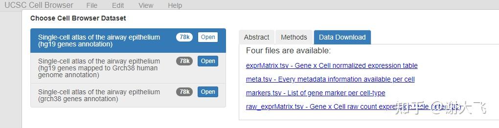 UCSC Cell Browser使用初探 - 知乎