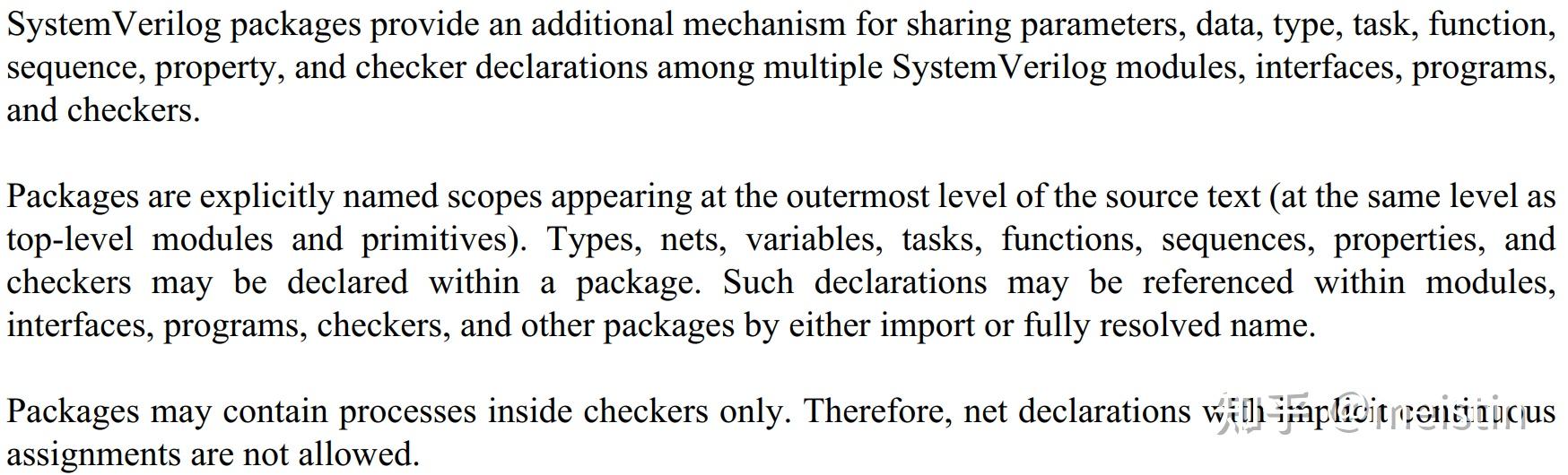 [SystemVerilog语法拾遗] 关于package使用时的一些注意事项 - 知乎