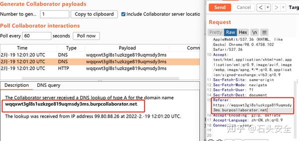 Burp Collaborator-带外技术工具 - 知乎