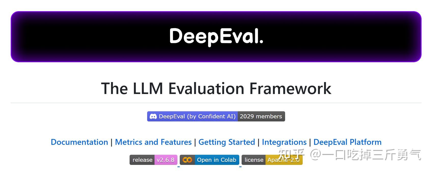 LLM、RAG的评估工具--DeepEval - 知乎