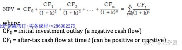 Uses of capital, NPV & IRR - 知乎