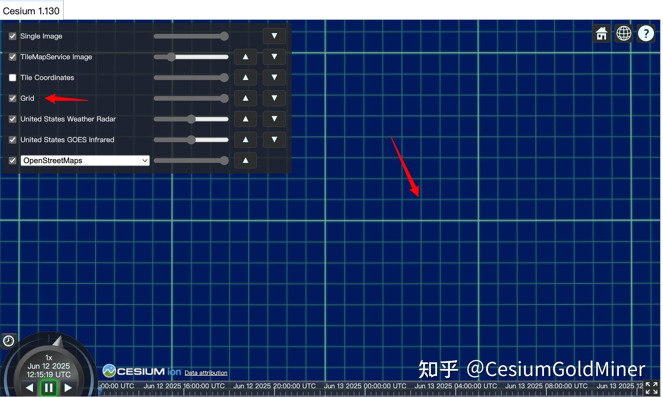 Cesium实现UE地表网格效果 - 知乎