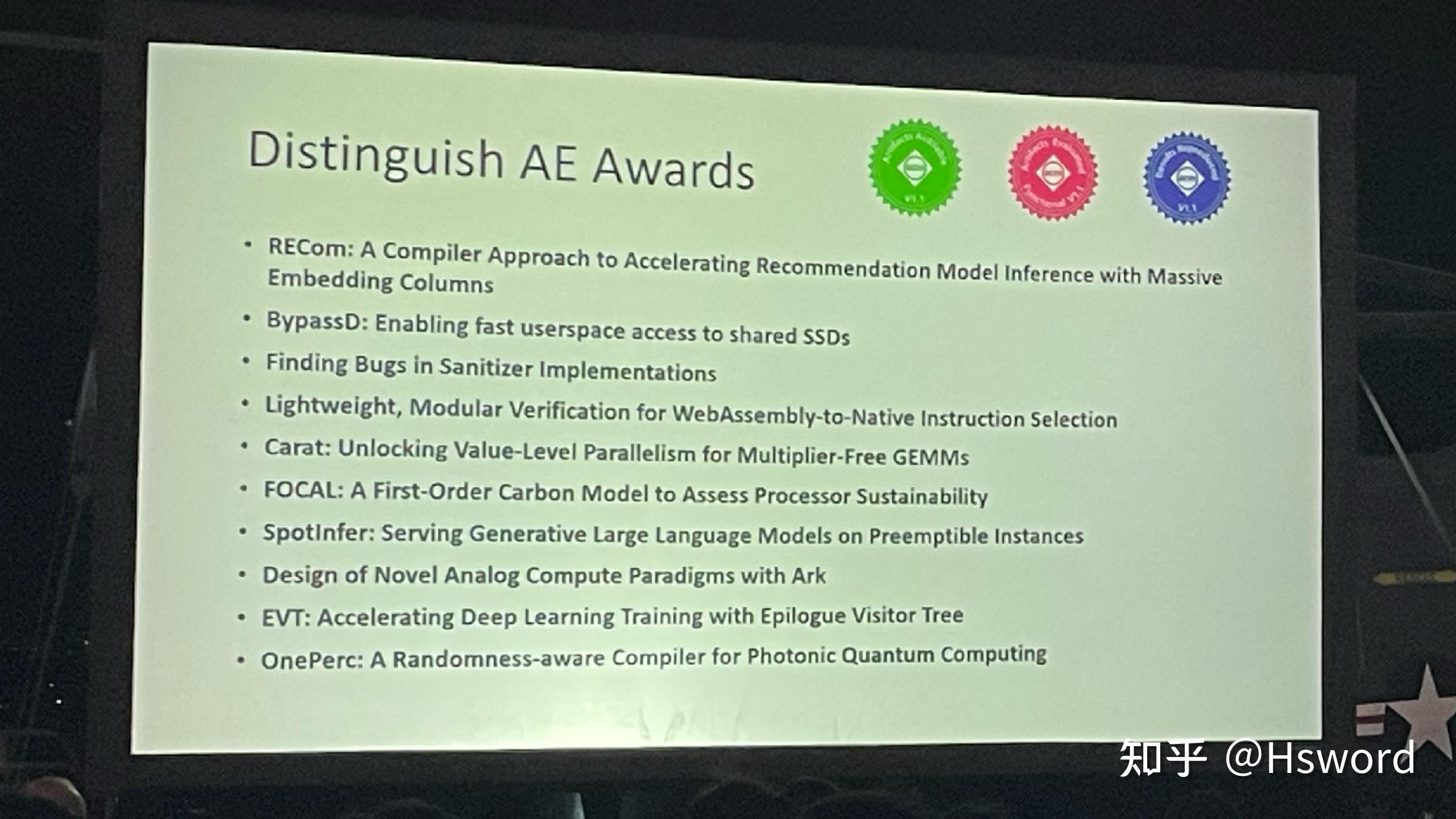 ASPLOS 2024 参会评述随笔 - 知乎