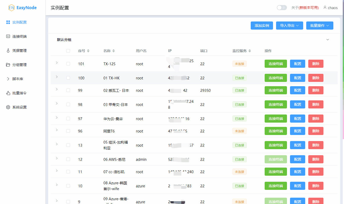 大家在用啥SSH工具？再介绍一款多功能Linux服务器WEB终端面板EasyNode - 知乎