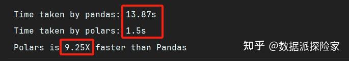 再见pandas，你好polars！——让你的数据处理速度提升17倍！！！ - 知乎