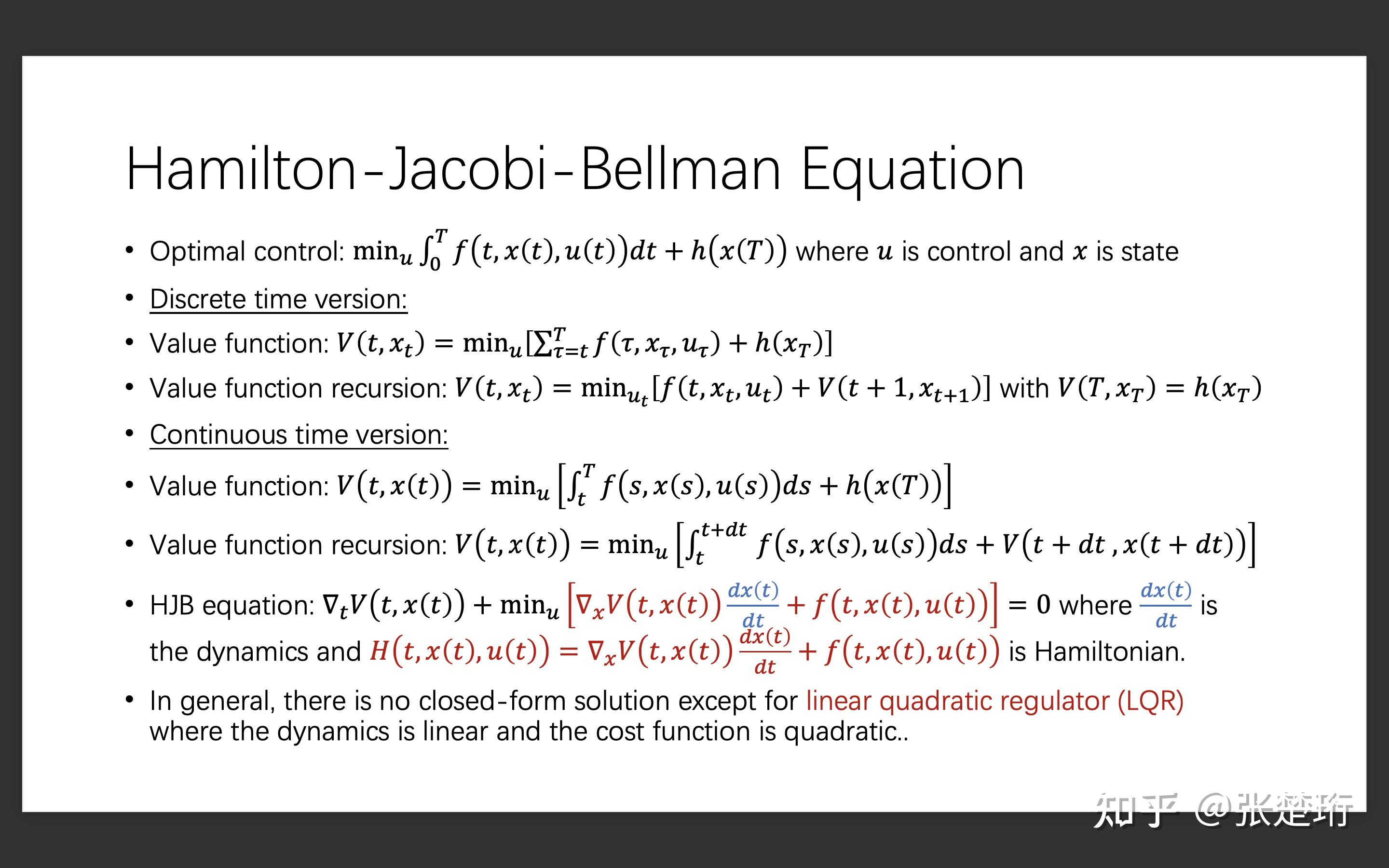 【强化学习 184】HJB Equation - 知乎