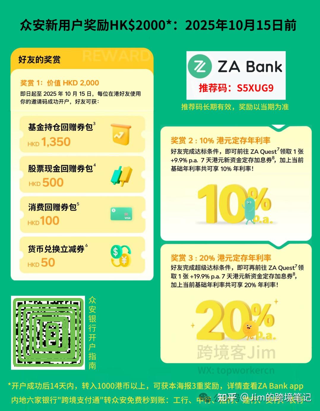 豪横！众安银行(ZA Bank)新开户最高奖励*(2025/10/15前) - 知乎