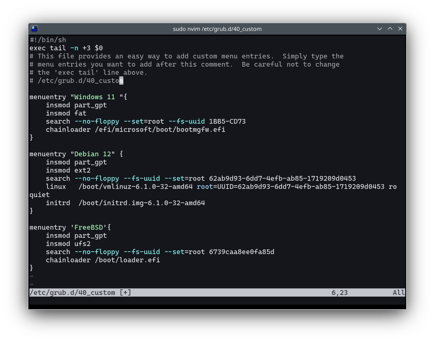 Grub 之四：手撸 40_custom 文件添加启动项 - 知乎