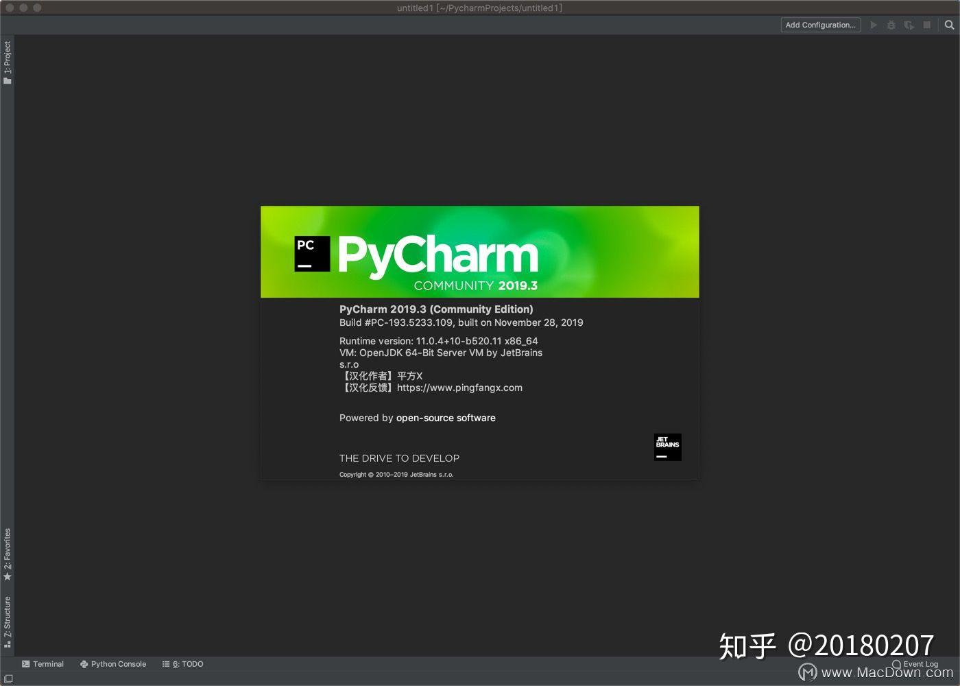 PyCharm CE for Mac - 知乎