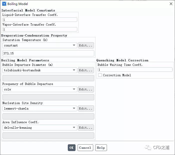 RPI Wall boiling Model-fluent中设置-详细 - 知乎