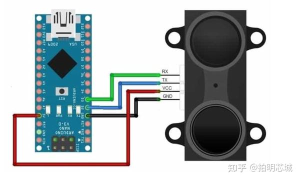 基于TFMini-S LiDAR激光雷达传感器和Arduino Nano开发板+JHD162A LCD显示器实现测距方案设计 - 知乎