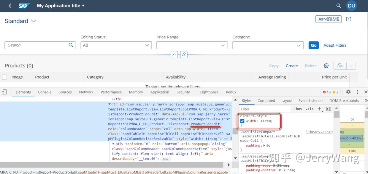 SAP Fiori Elements 里 Smart Table column 的宽度问题 - 知乎