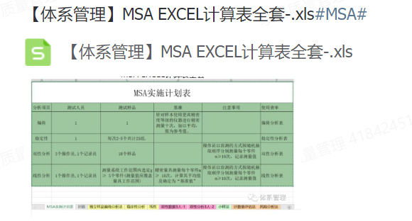 MSA：EXCEL计算表全套-表单模板供参考 - 知乎
