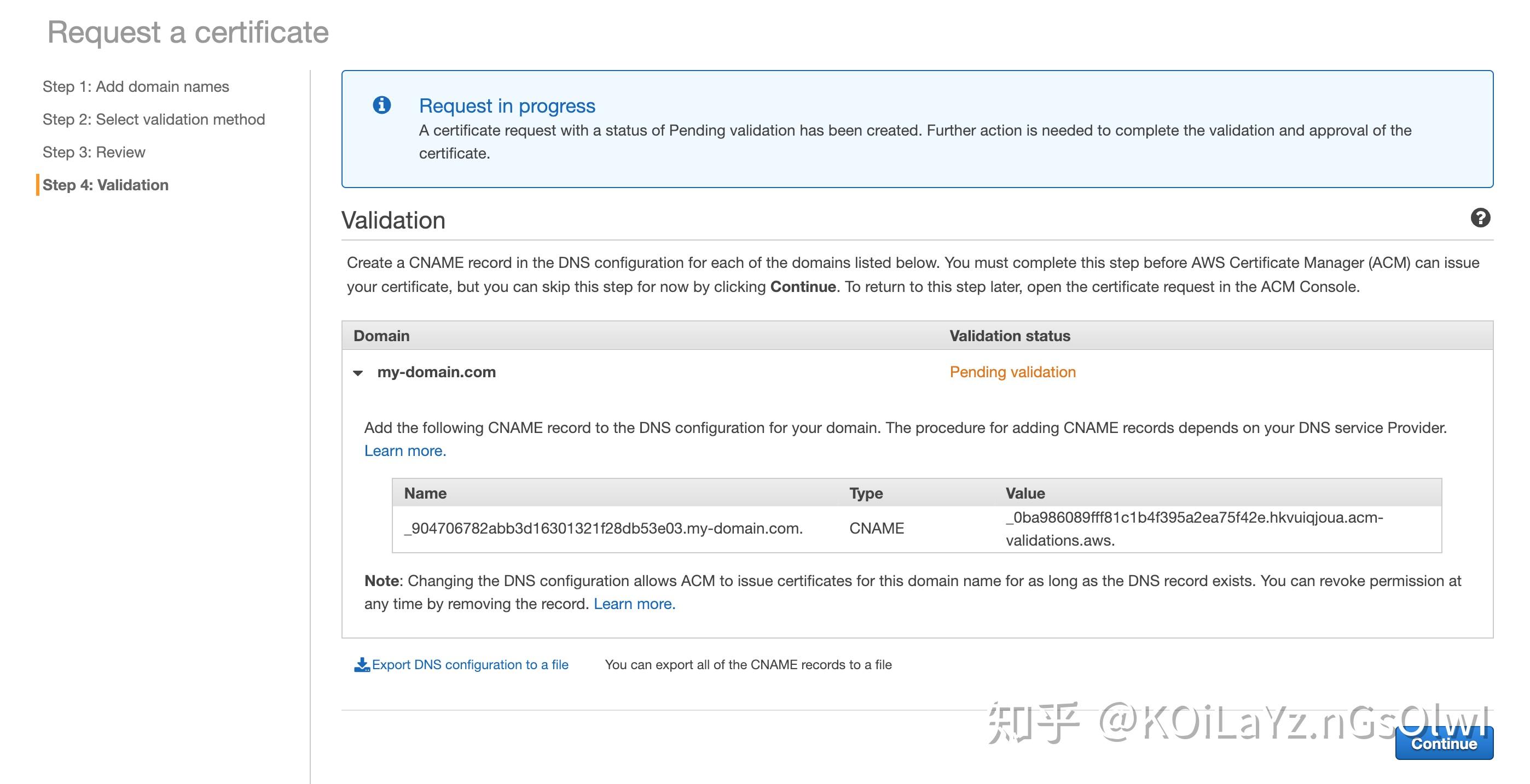 AWS SSL证书 + DNSPOD 设置CNAME - 知乎