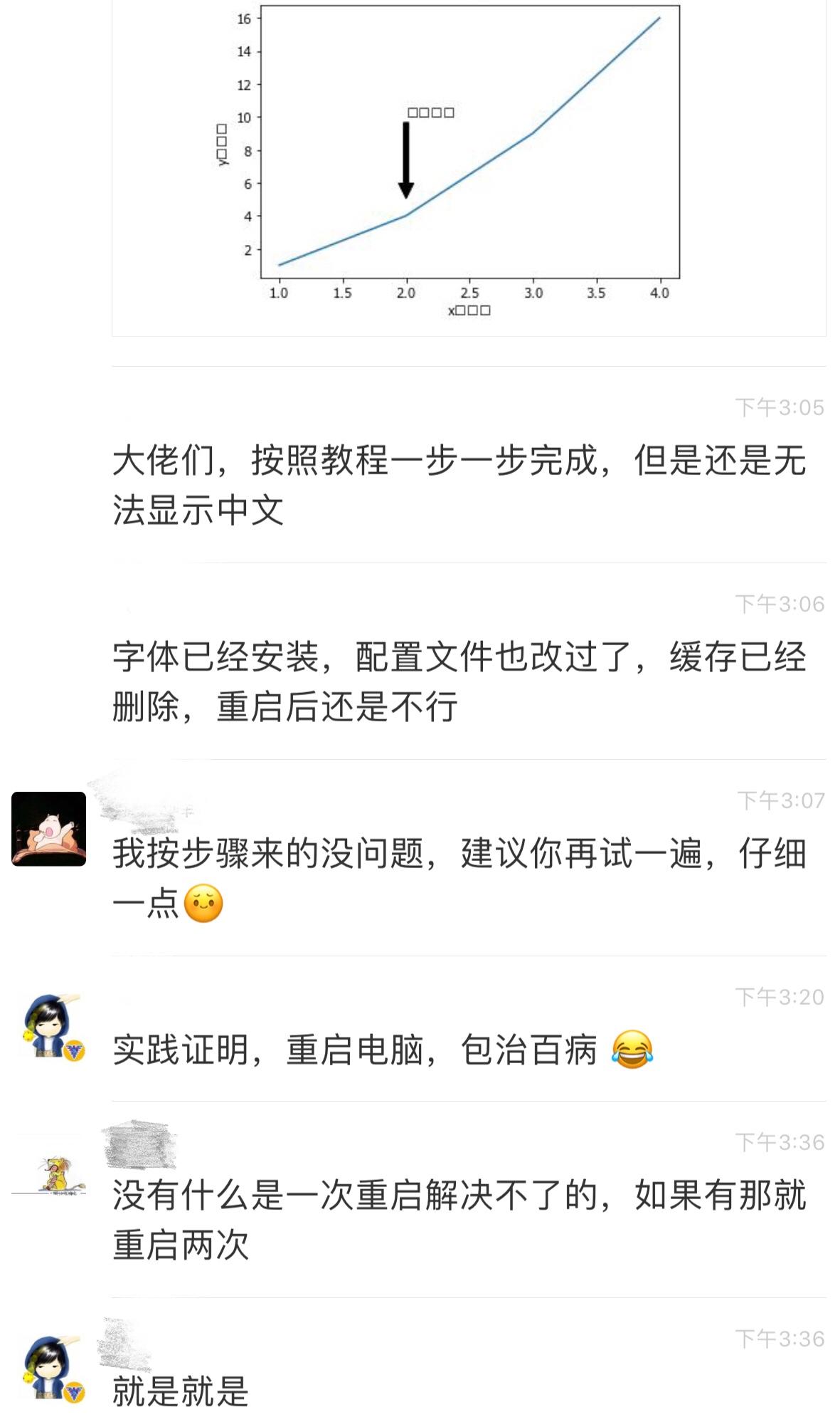 Matplotlib图例中文乱码