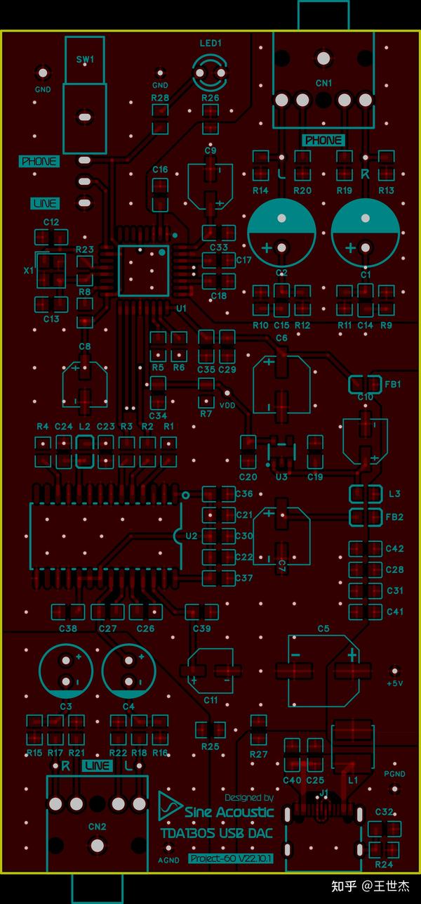 【P60】PCM2706/TDA1305 USB DAC - 知乎