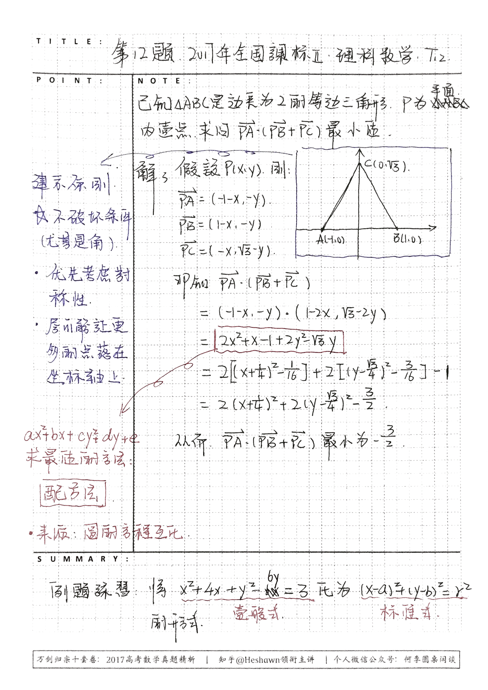 高考数学指导：错题集的整理原则 知乎
