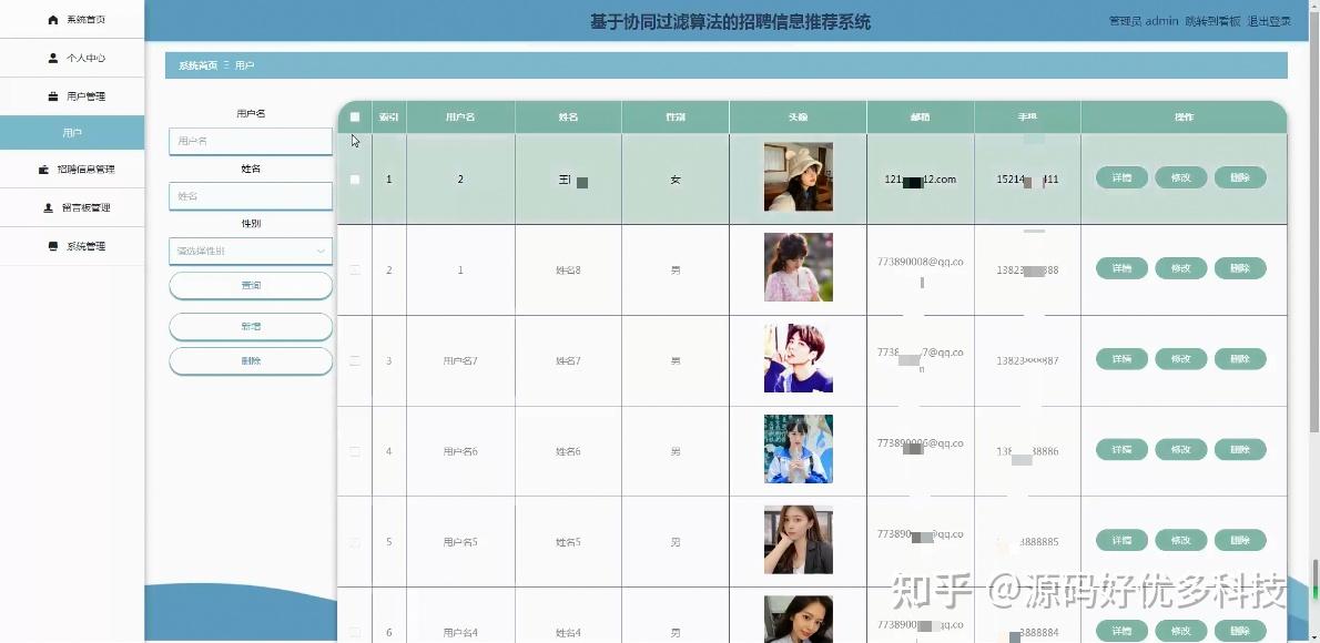 python Django就业求职人才招聘系统源码 万字文档 ppt vue - 知乎
