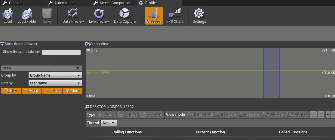 UE4 性能 - (二) 性能分析工具: Unreal Frontend Profiler - 知乎