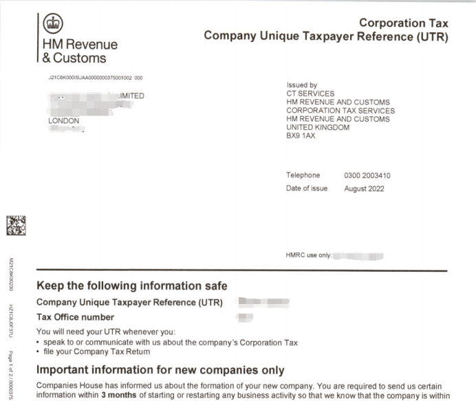 utr-unique-taxpayer-reference-diy