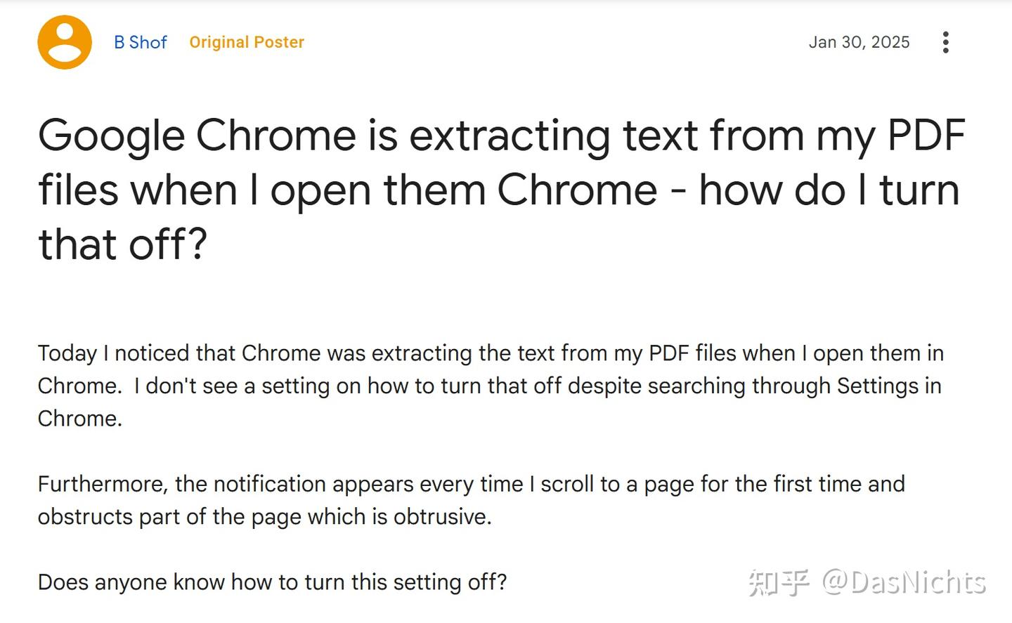 【转载】如何关闭谷歌浏览器（Chrome）的自动OCR功能（取消“正在从 PDF 文件中提取文本…”） - 知乎