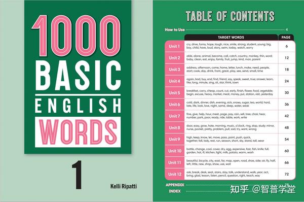 1000 Basic English Words 新版核心词汇1000词 - 知乎