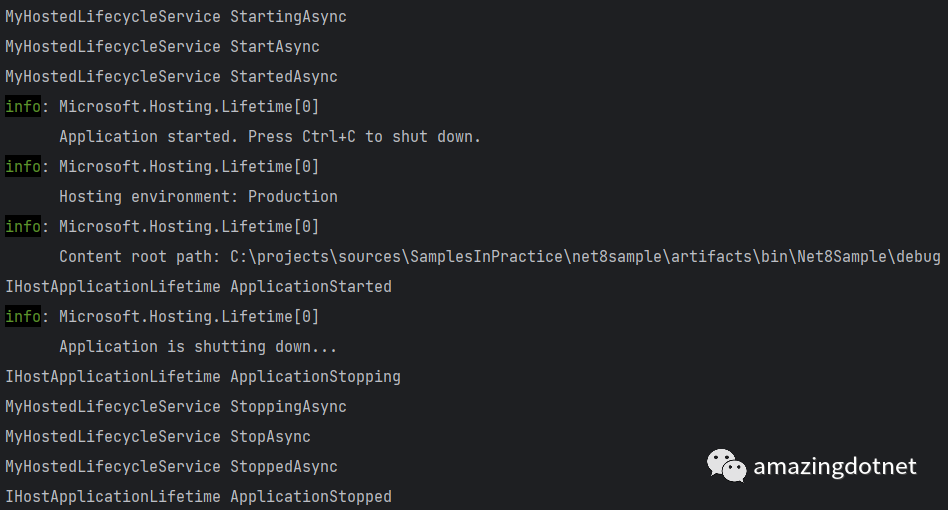 .NET 8 中的 IHostedLifecycleService - 知乎
