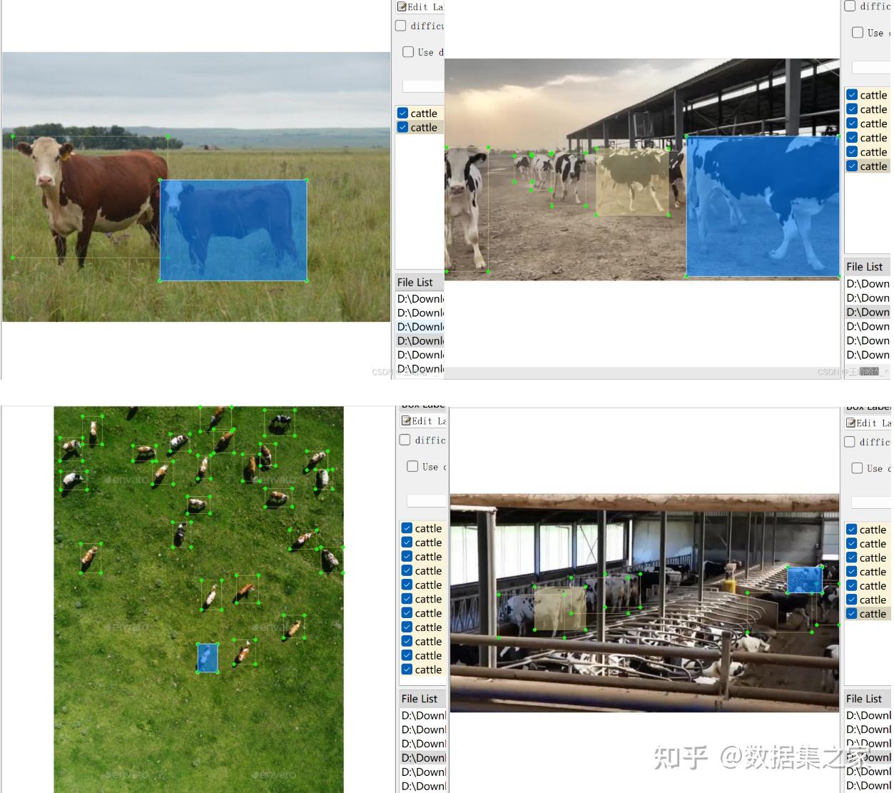 【数据集】【YOLO】【目标检测】牛只识别数据集 3371 张，YOLO牛只识别算法实战训练教程，yolo牛只识别毕业设计。 - 知乎