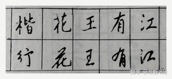 如何学习硬笔行书？ 知乎