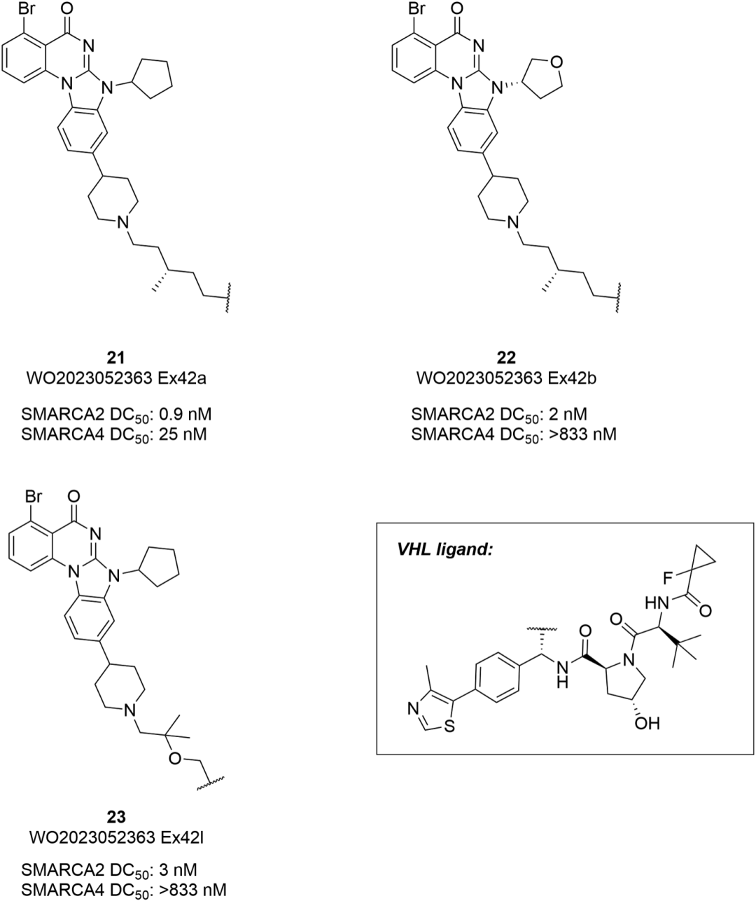 合成致死靶点SMARCA2: PROTAC蛋白降解剂 (专利综述) - 知乎