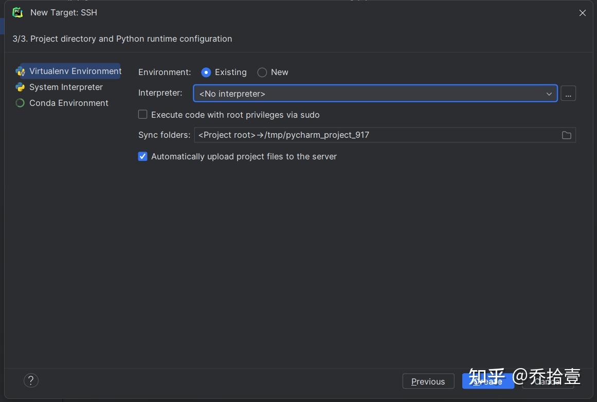 Pycharm: 连接ssh远程Python interpreter - 知乎
