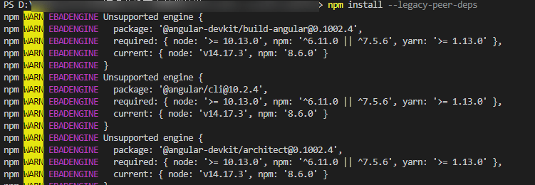 npm install xxxx --legacy-peer-deps命令是什么？ - 知乎
