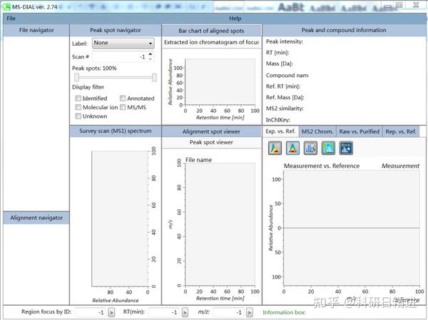 用MS-DIAL分析代谢组数据，这篇给你整的明明白白 - 知乎