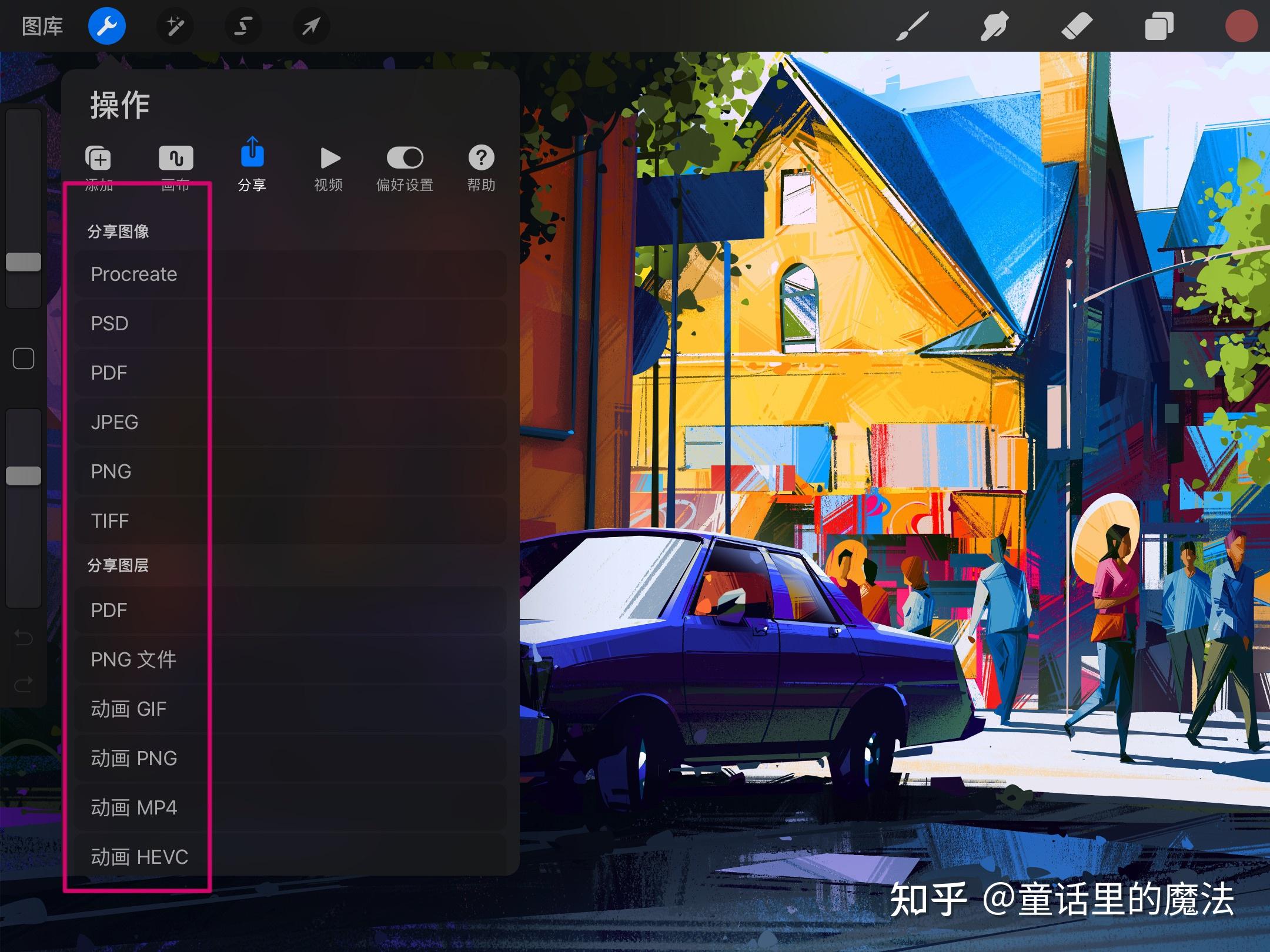 iPad上面的绘画神器procreate介绍和快捷键技巧全在这了！ - 知乎