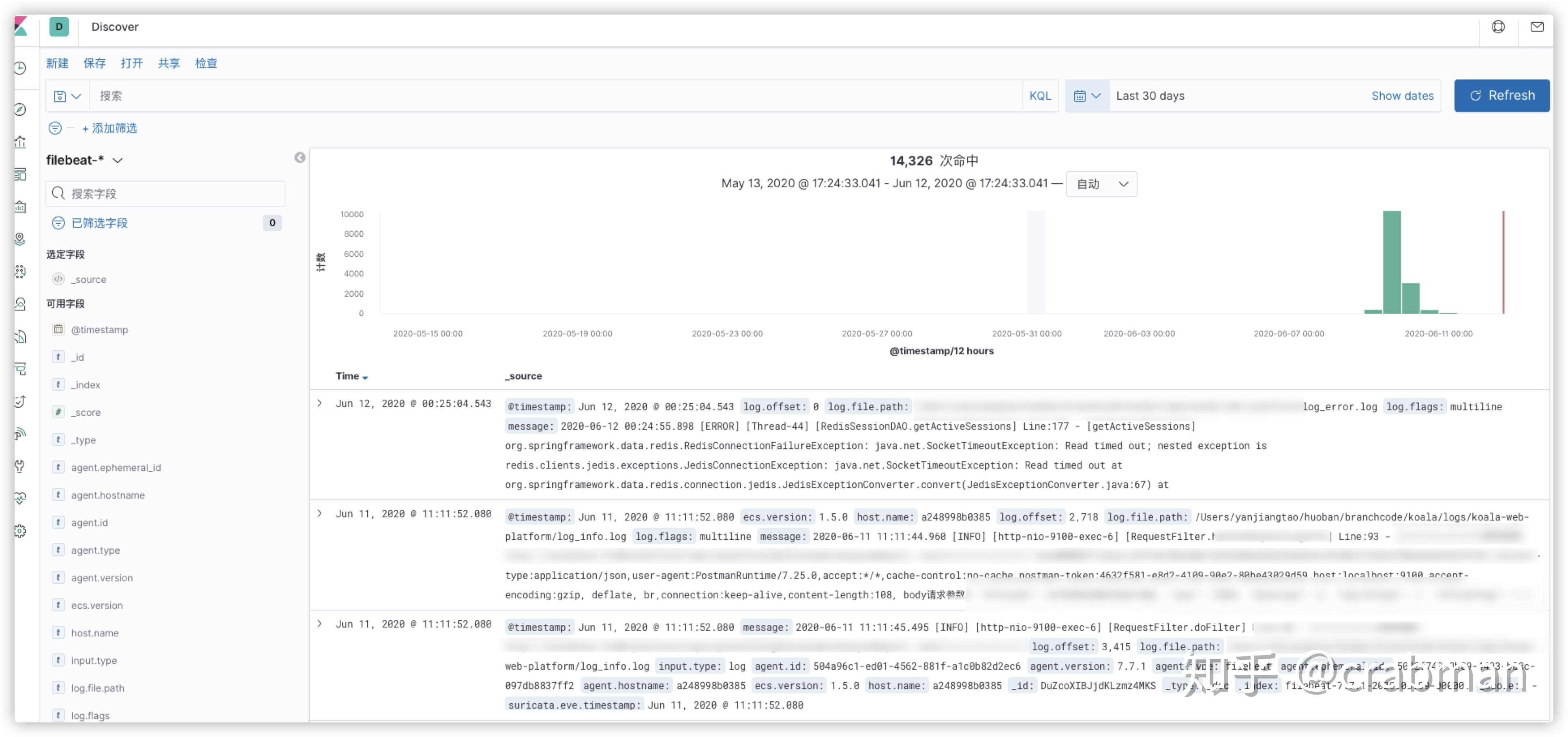 Docker+EFK 快速搭建日志收集系统 - 知乎