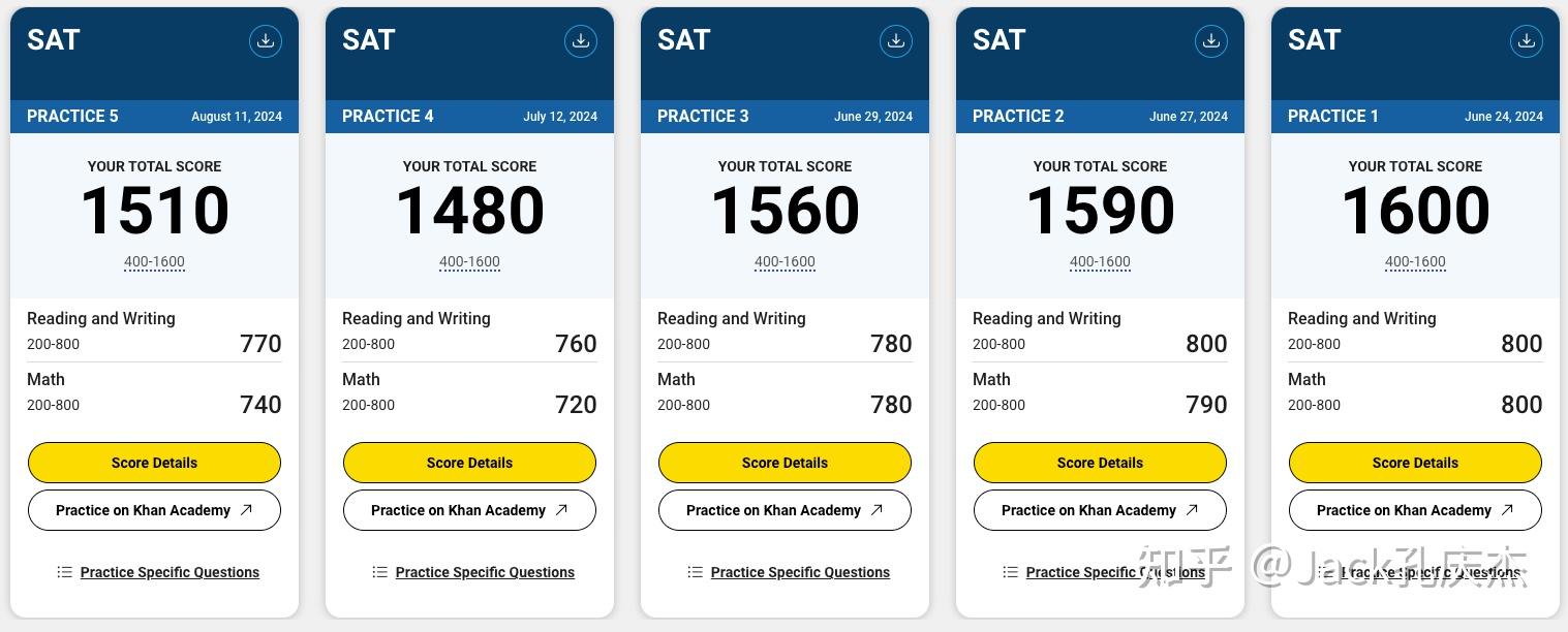 我考到了 SAT 1570 分，分享一下我的想法 - 知乎