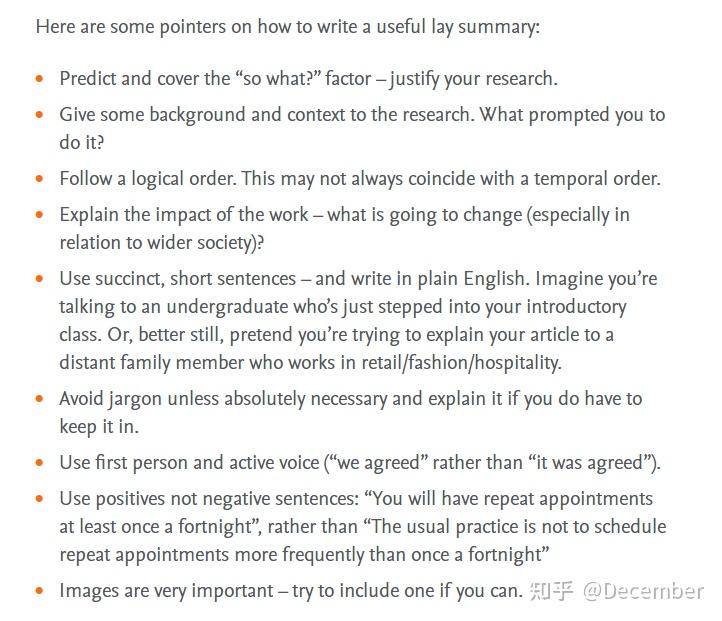 易被忽略的投稿材料！Lay Summary和Running Head - 知乎