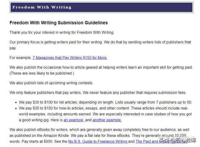 写作也能赚美金 – 盘点国外写作类自由职业网站 - 知乎
