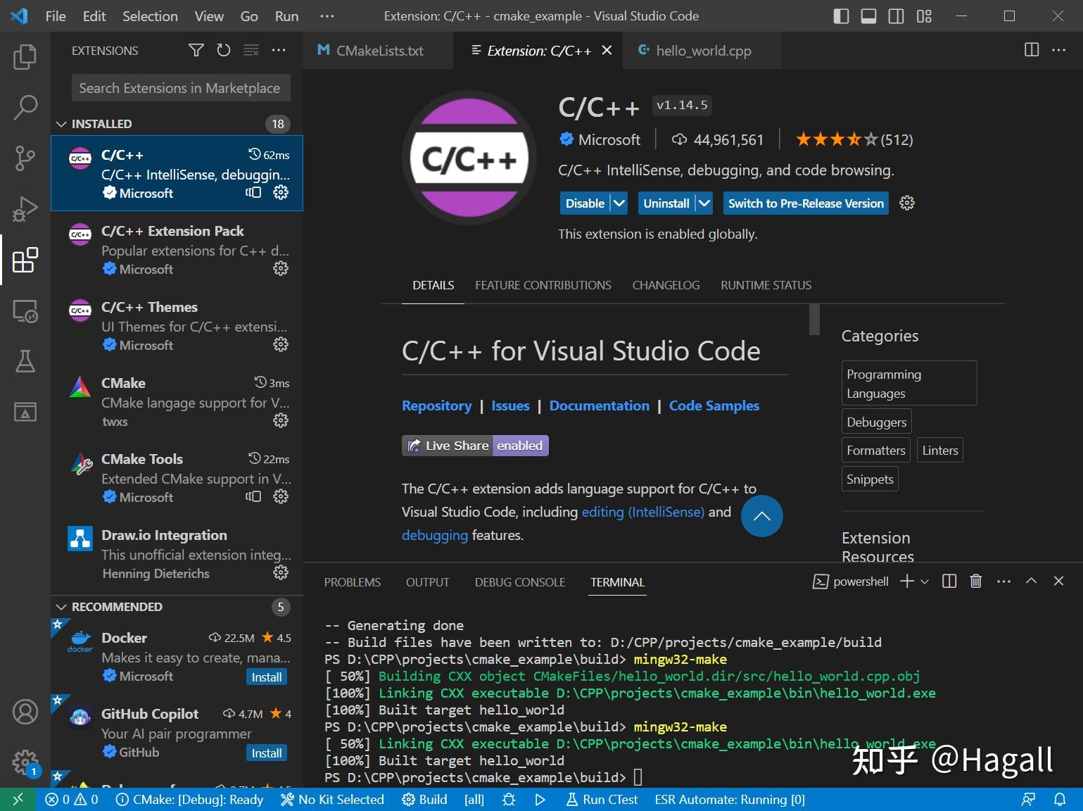 [极简教程]如何低成本、快速的在Windows电脑上搭建一个现代且干净的C++开发环境(VSCode+MinGW+CMake) - 知乎