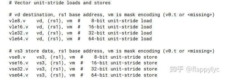 RISCV-V-1.0向量扩展指令集学习 - 知乎