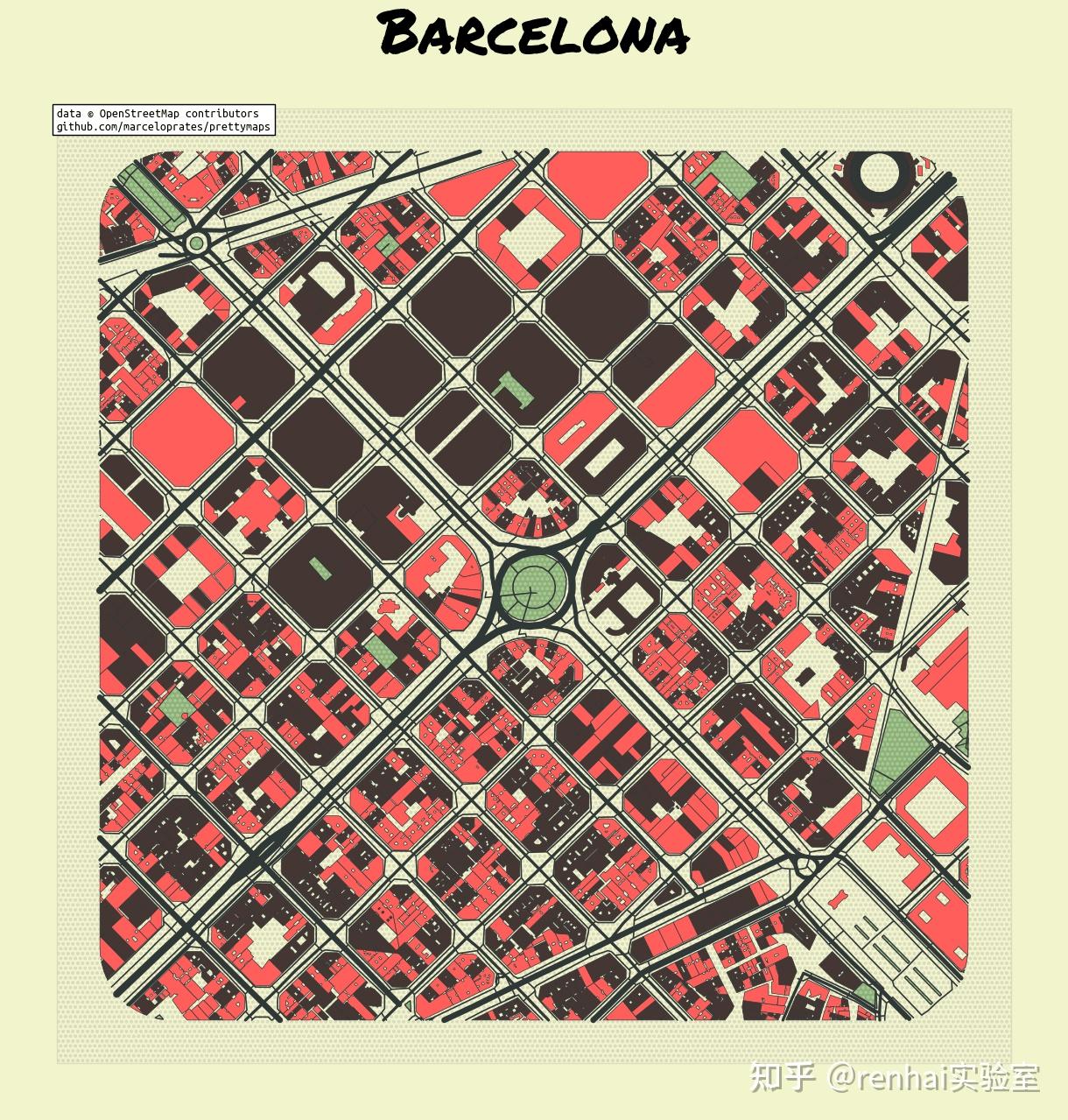 Prettymaps&streamlit：秒出好看的地图海报 - 知乎