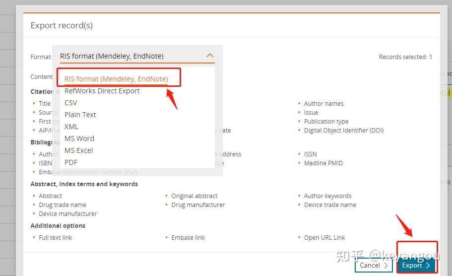 如何用EmBase导出题录到Endnote？ - 知乎