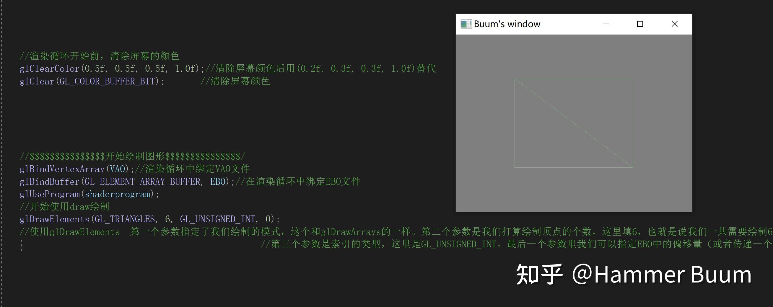 4>>opengl，背面剔除，EBO，线框模式 - 知乎