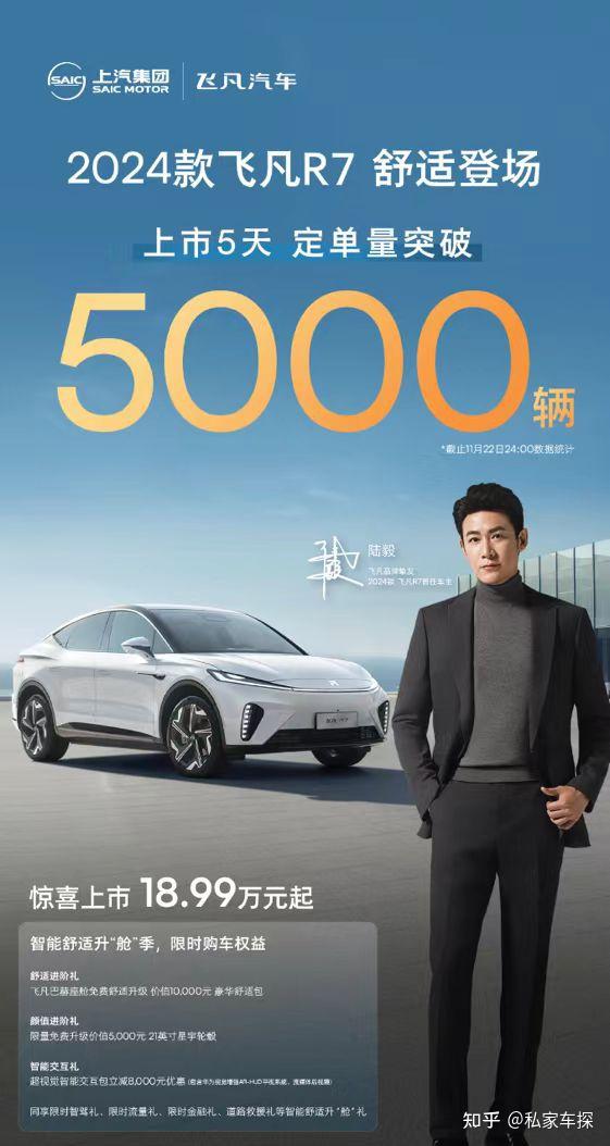 2024款飞凡R7 出手不凡，起售价直降9万！ 我的小鹏G6瞬间不香啦 - 知乎