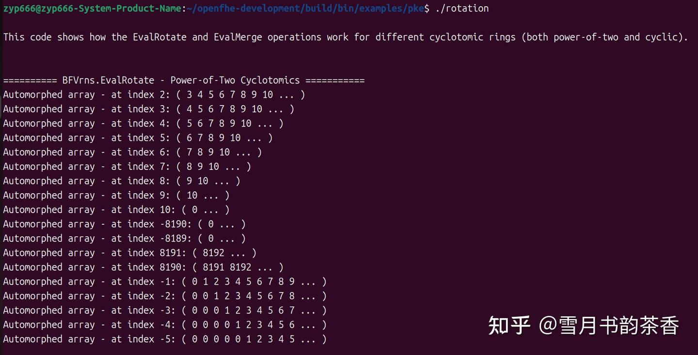 OPENFHE学习第八天：rotation旋转！ - 知乎
