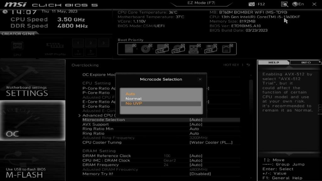 13代BIOS降压不降性能！跟着微星来看攻略 - 知乎