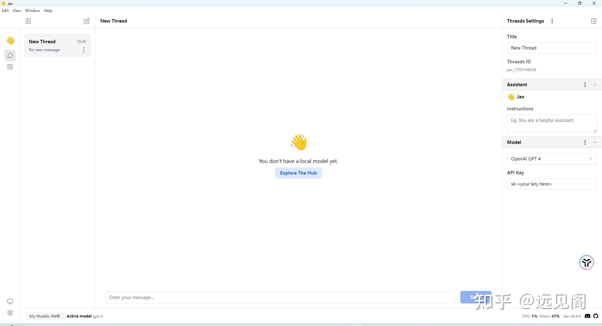 Jan AI本地运行揭秘：首次体验，尝鲜科技前沿 - 知乎