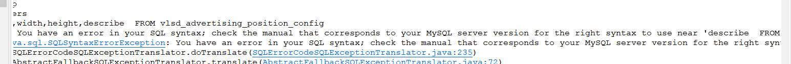 You Have An Error In Your Sql Syntax； Check The Manual That Corresponds 